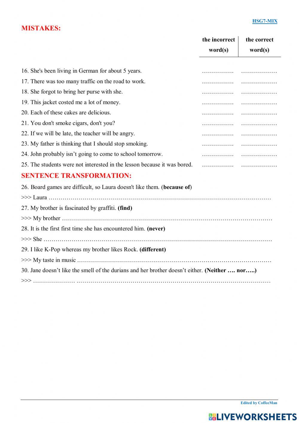 Nguyen Thanh Tuan | English practice test 1883634