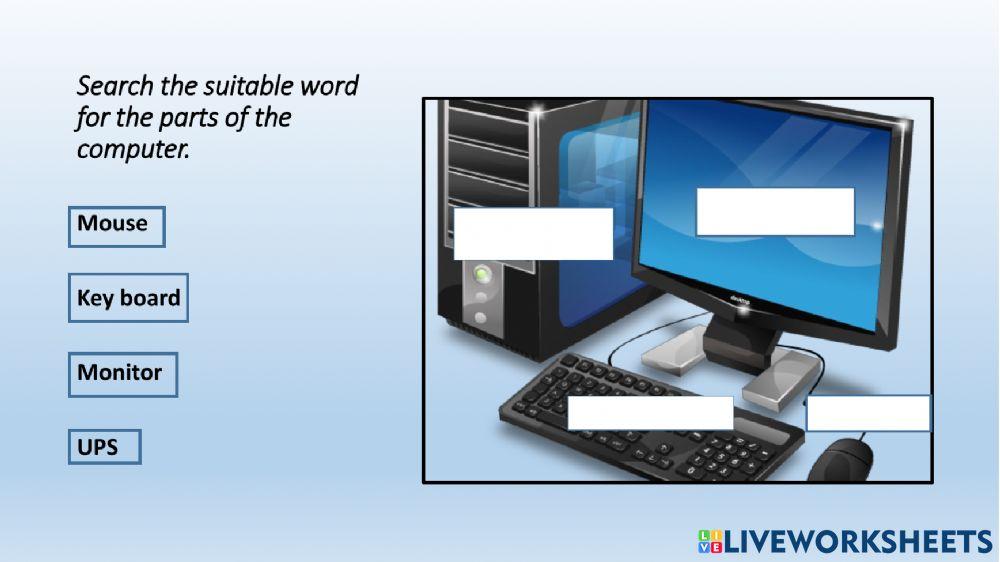 Home work ICT worksheet | Live Worksheets