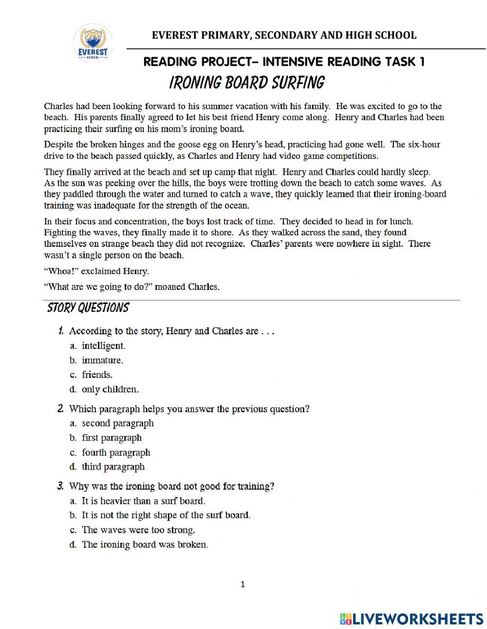 G5-Reading-Iron… | Free Interactive Worksheets | 1884161