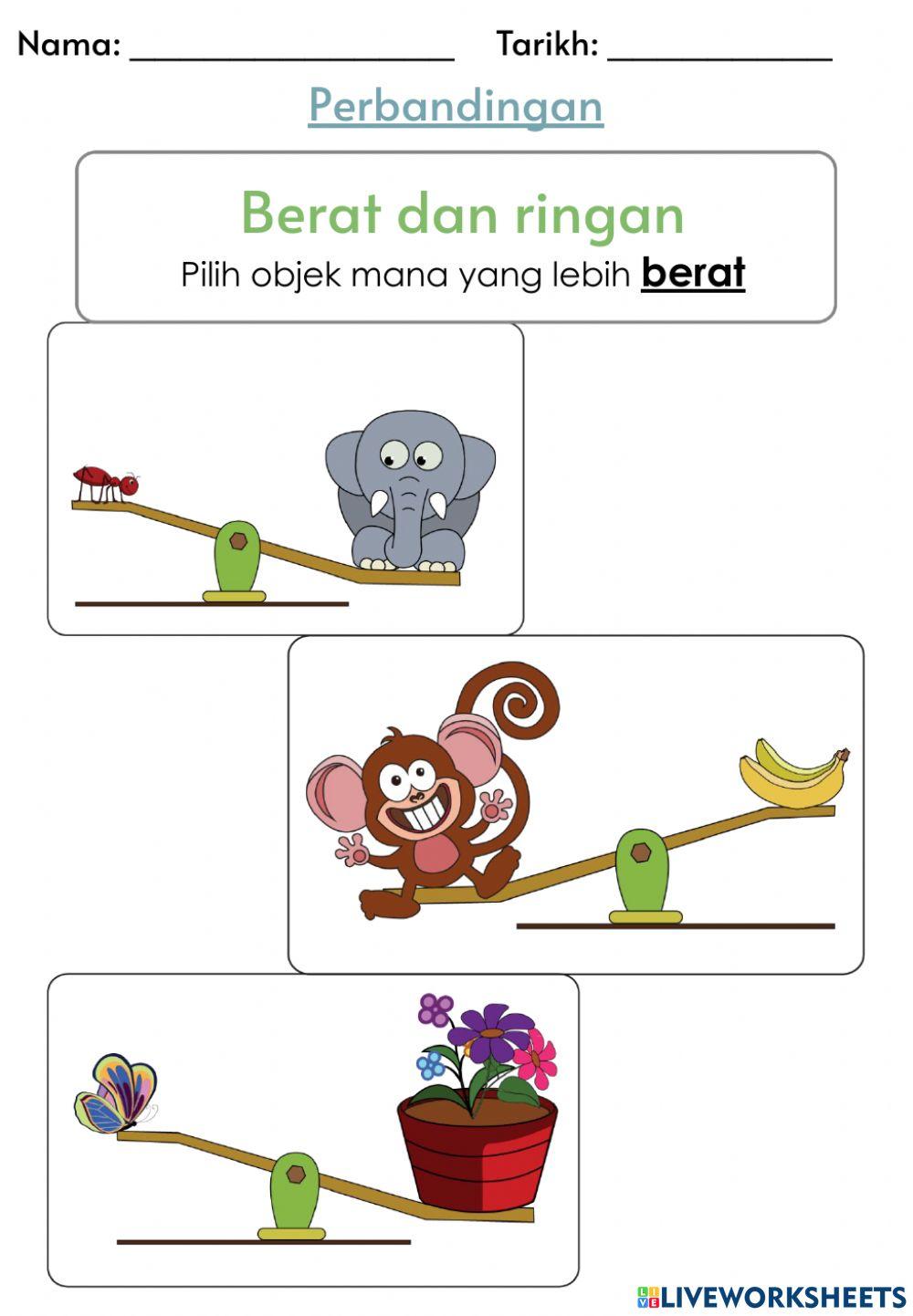 Perbandingan berat dan ringan 1841976 | firzanaho | Live