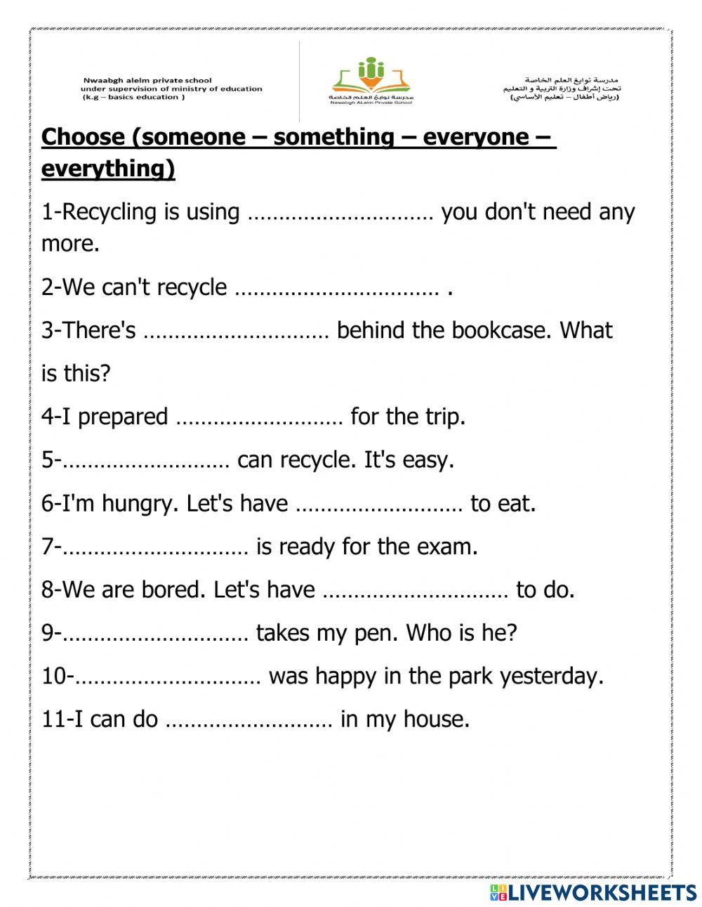 3540068 | someone - something - everyone-everything