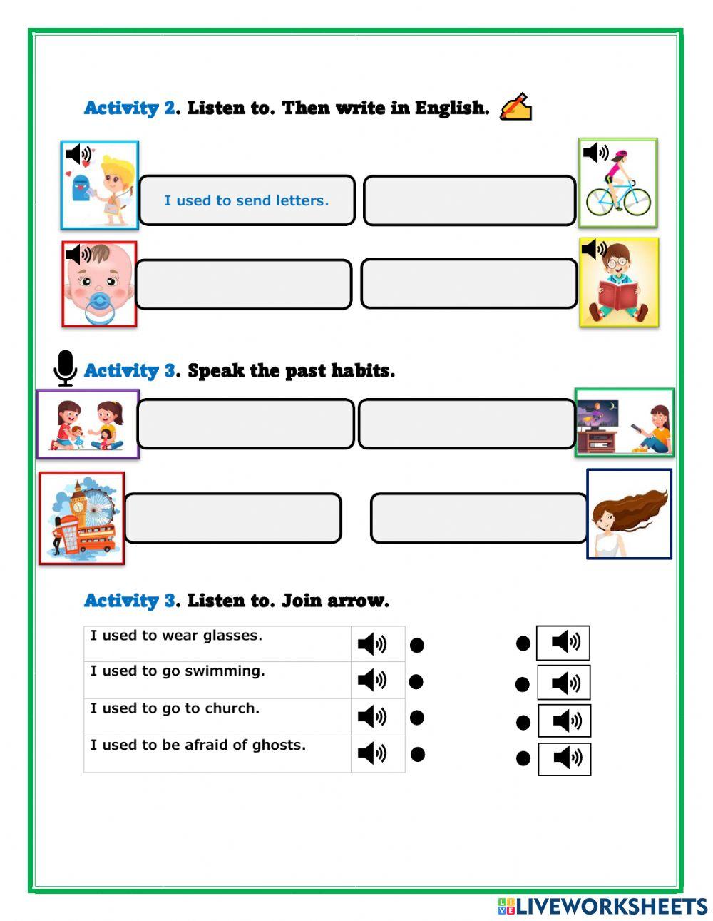 Week 1 Ingles II worksheet | Live Worksheets