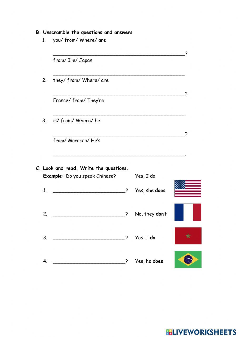 English Daily Test 1, P4 online exercise for | Live Worksheets