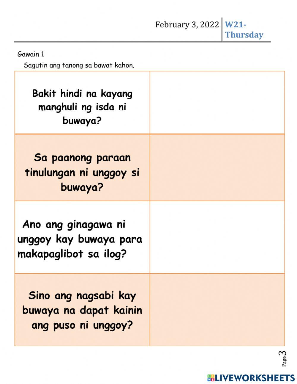PAGBASA 4089973 | TeacherIrene05 | Live Worksheets