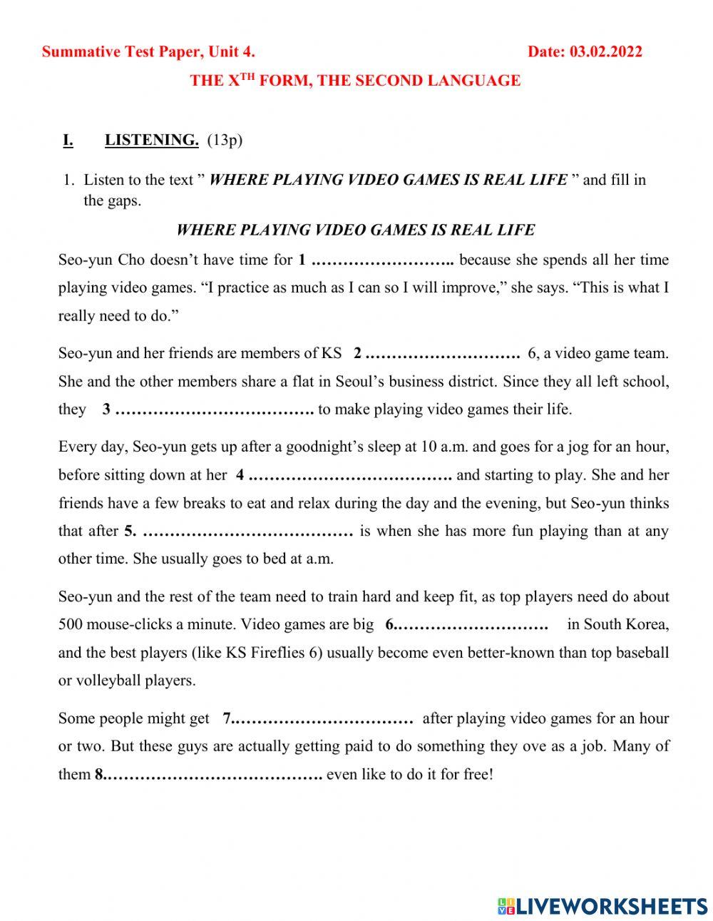 1843459 | Test paper | ELENA BOIAN | LiveWorksheets