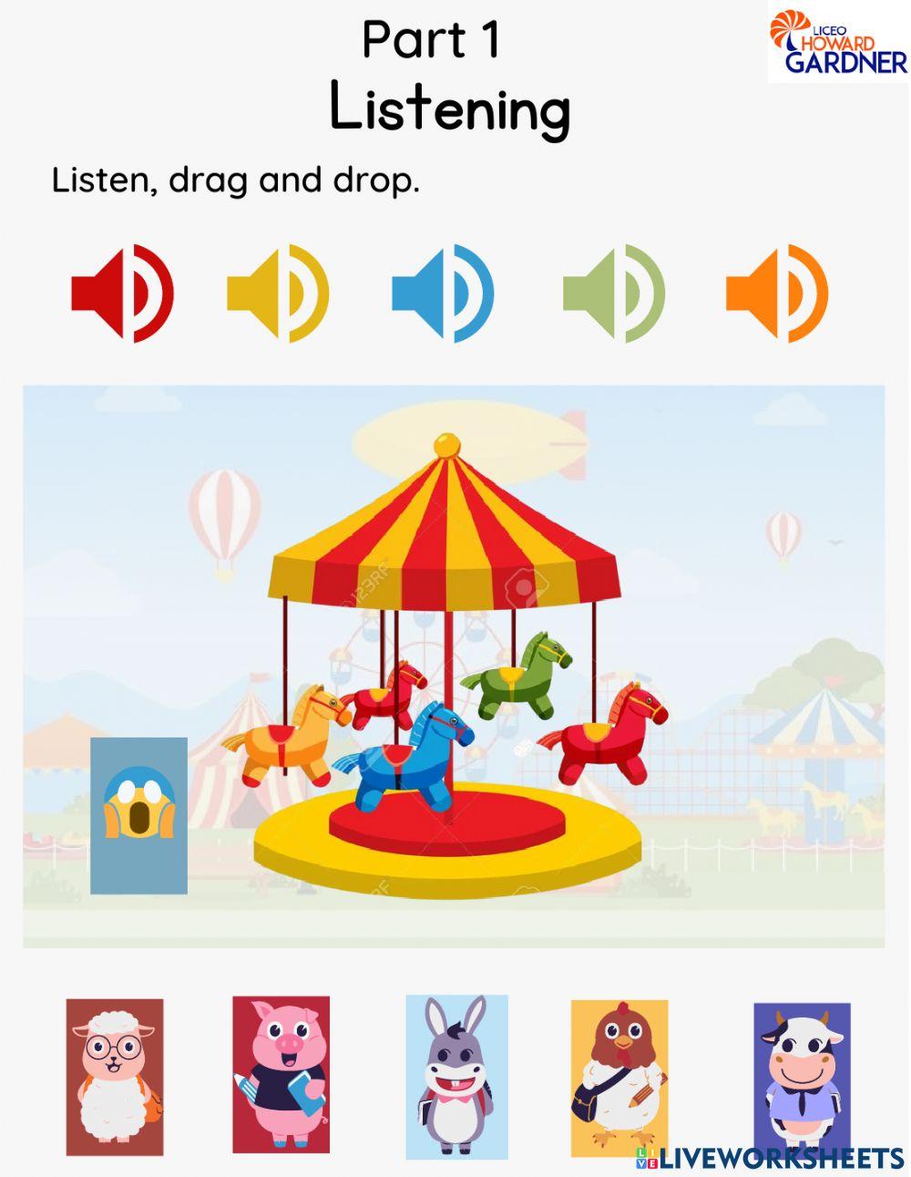 Listening. Exam. 1843931 | Viriteacher | Live Worksheets