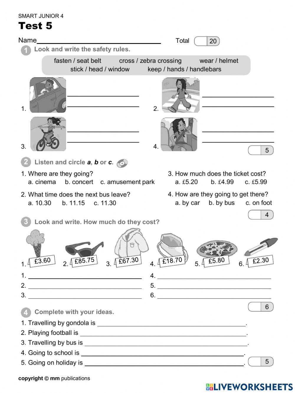 form 4 test 5 online exercise for | Live Worksheets