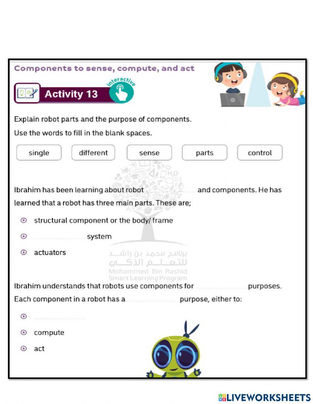 Activity 13 online exercise for | Live Worksheets