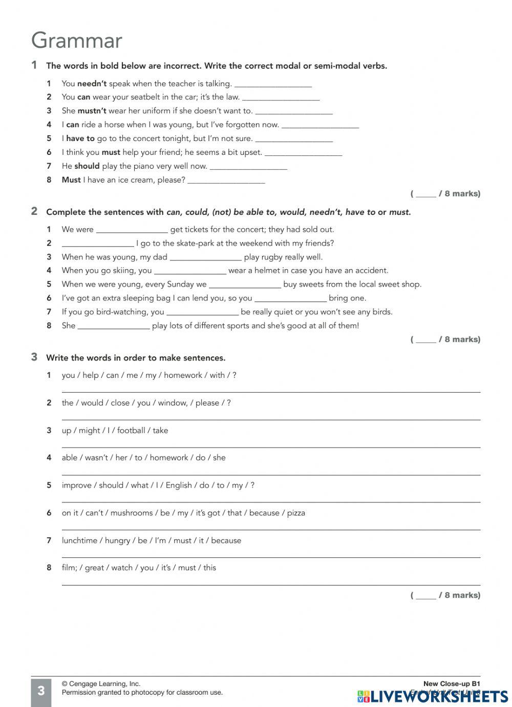 Unit 8 Test online exercise for | Live Worksheets