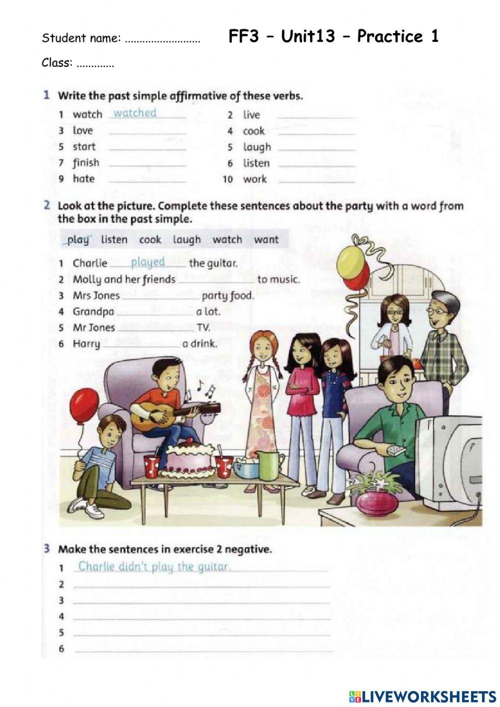 Van Anh Nguyen | FF3 Unit 13 Practice 1 2756093