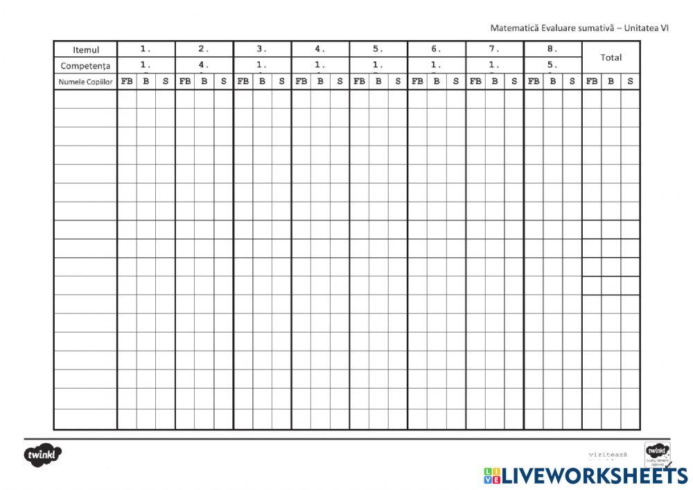 Evaluare-inmultirea online exercise for | Live Worksheets