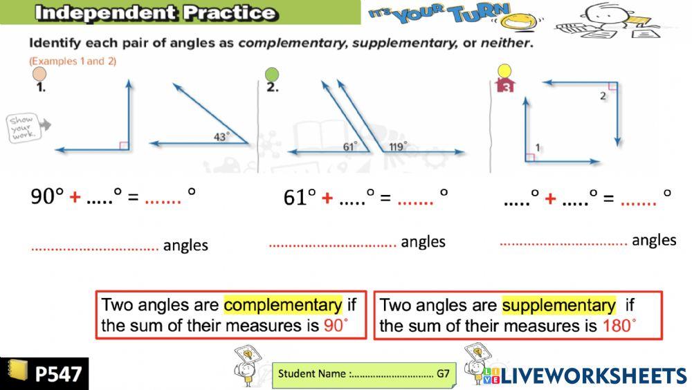 CH7-L2 : online exercise for | Live Worksheets