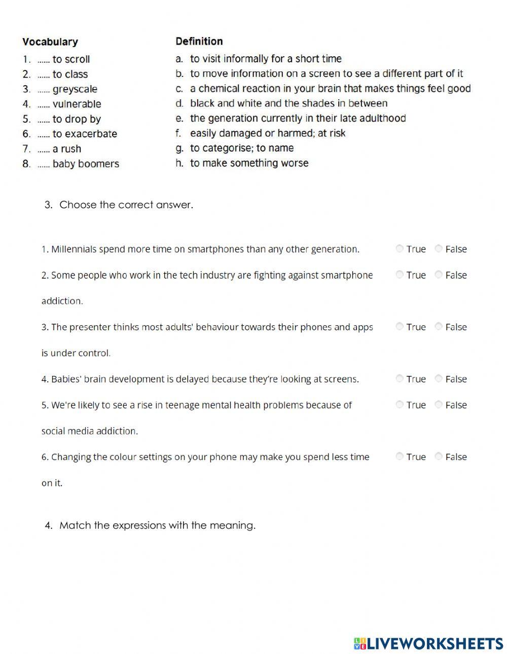 Listening Diagnostico 11th worksheet | Live Worksheets