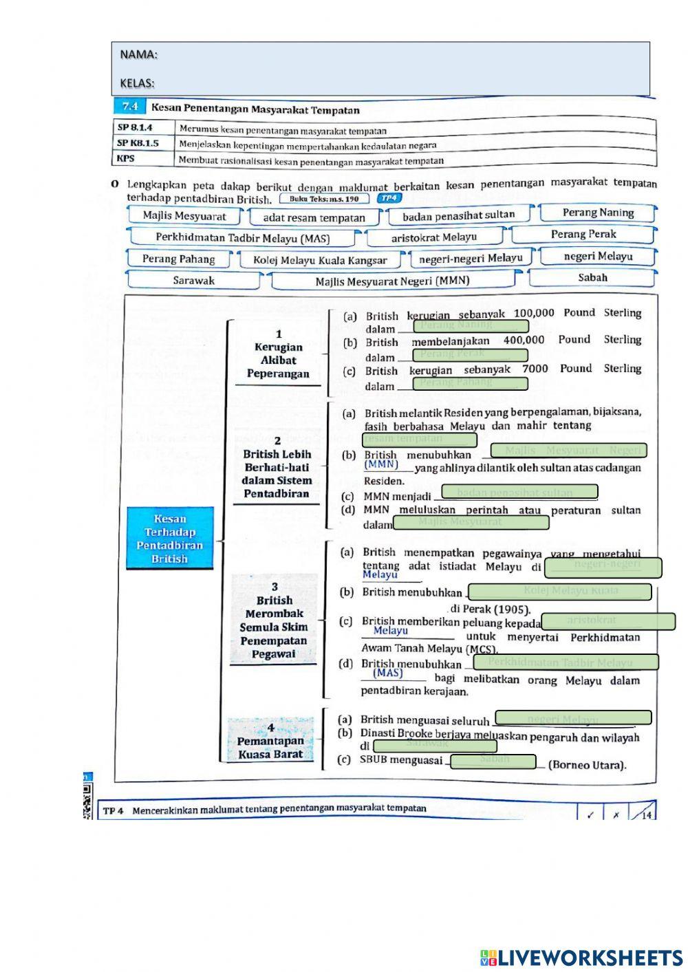 M49 LAT PDPR T3 SEJ BAB7 online exercise for | Live Worksheets