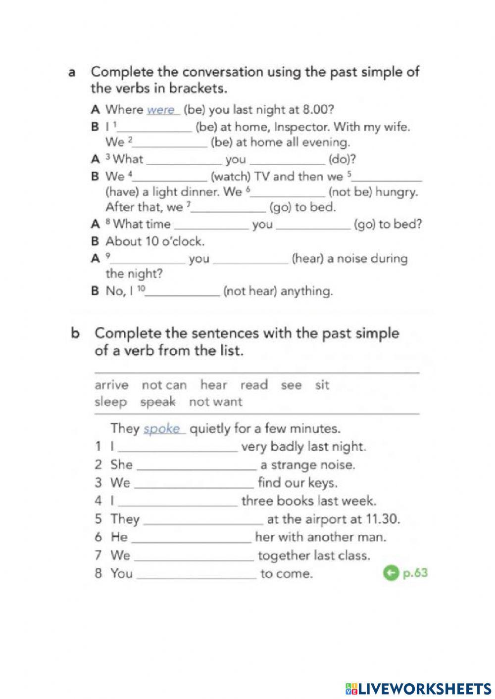 Unit 8A- Grammar 4075693 | Junny | Live Worksheets