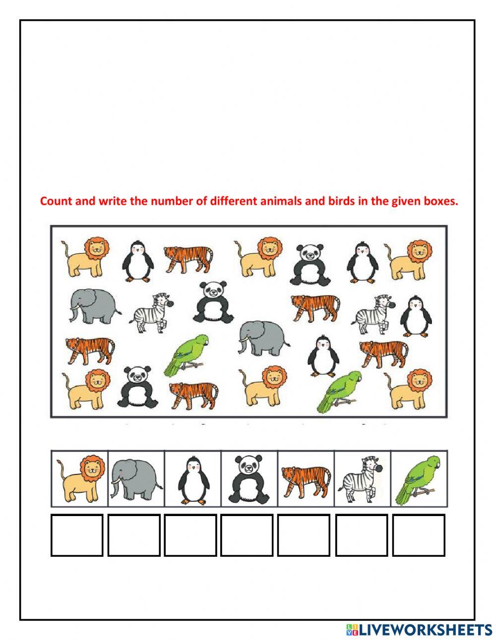 Cl 1 Math live worksheet 21-2-22 online exercise for | Live Worksheets