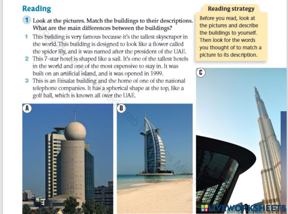 Shapes in our city worksheet | Live Worksheets