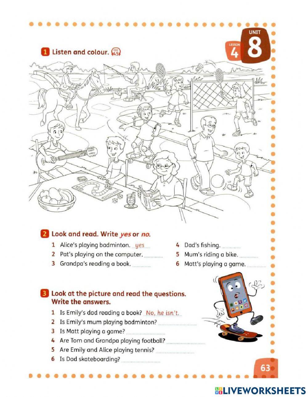 super starters u8 lesson 1-4 online exercise for | Live Worksheets