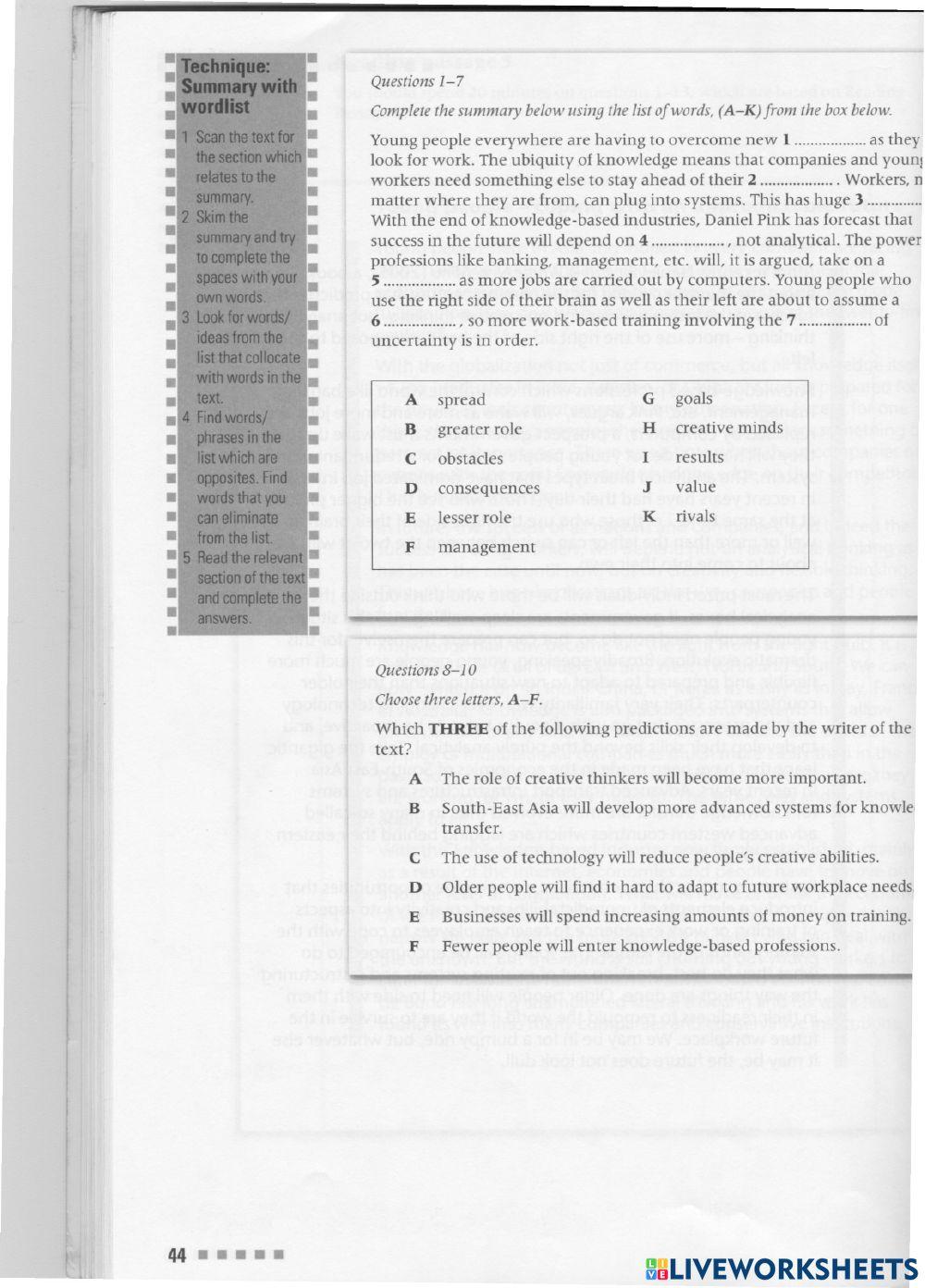 Reading Practice U5 online exercise for | Live Worksheets