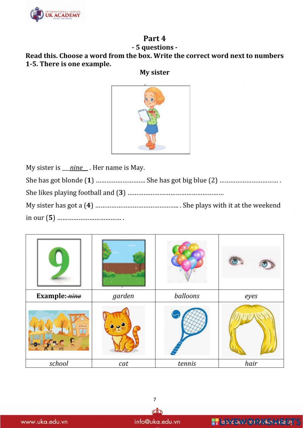 Grade 2 online worksheet for 2 | Live Worksheets