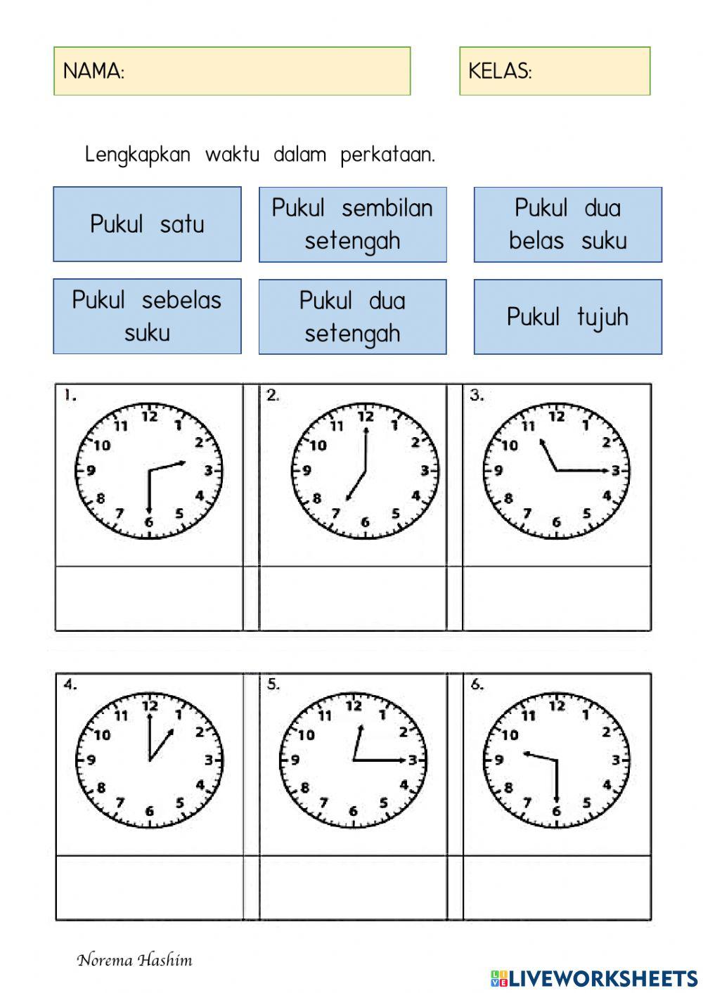Matematik Tahun… | Free Interactive Worksheets | 1892972