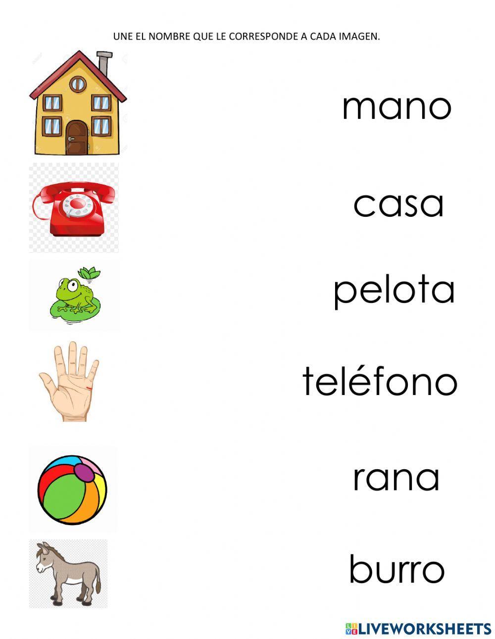 Letras worksheet for tercero de preescolar | Live Worksheets