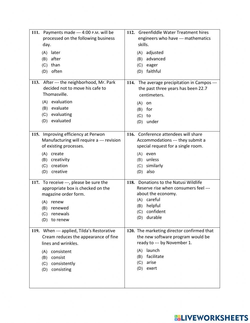 Ets 2022-test 1-p5 worksheet | Live Worksheets