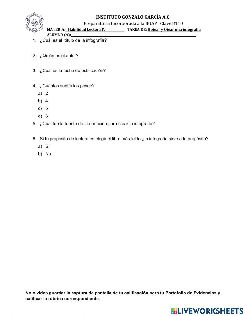 Hojear y Ojear | Free Interactive Worksheets | 1893410