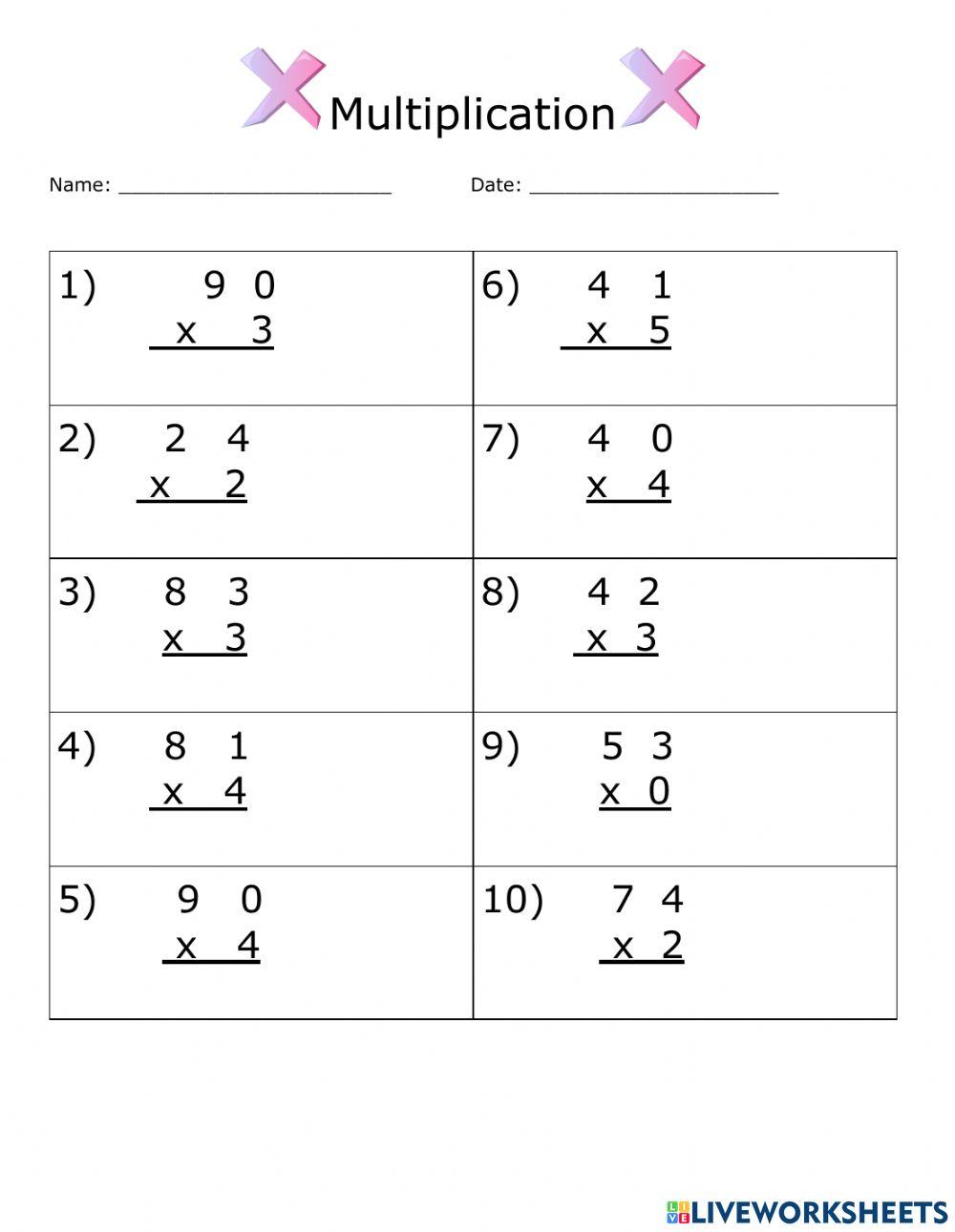 1894156 | Multiplication without regrouping | mspaul