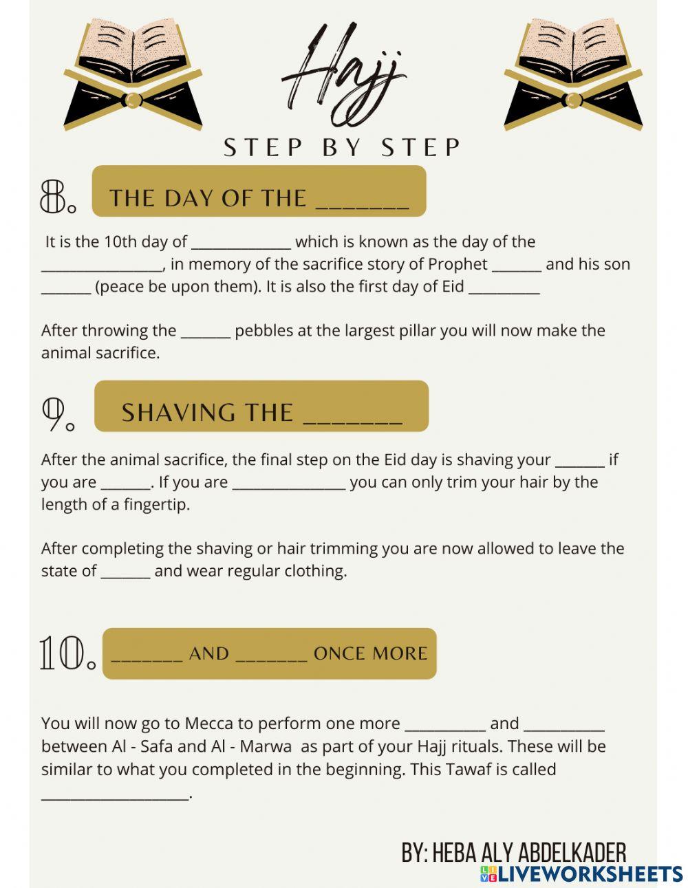 Islamic Studies interactive exercise | Live Worksheets