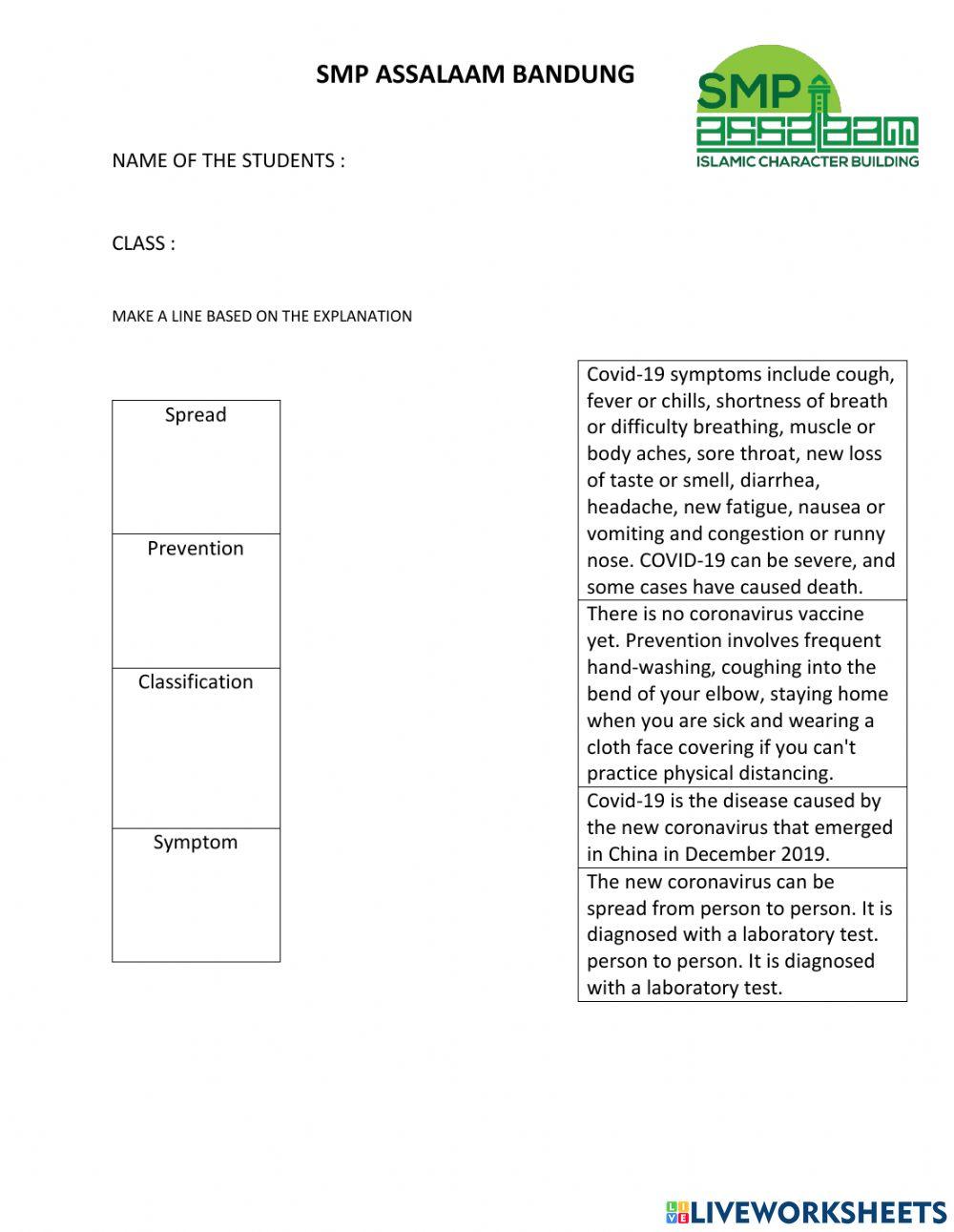 Report text | LiveWorksheets | 1894529