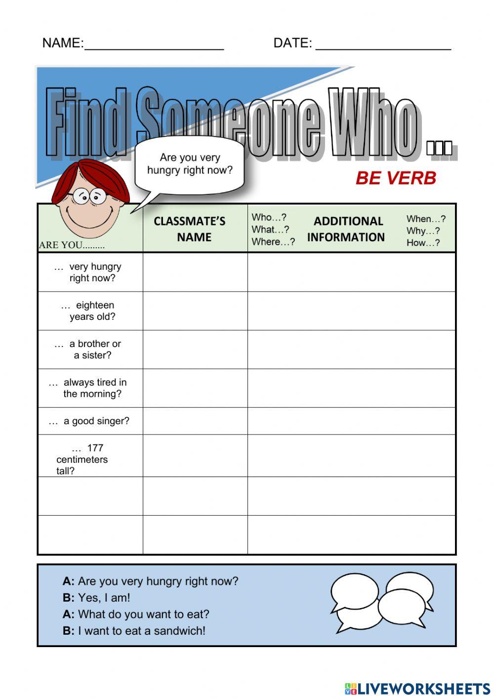 English online exercise for 5 | Live Worksheets