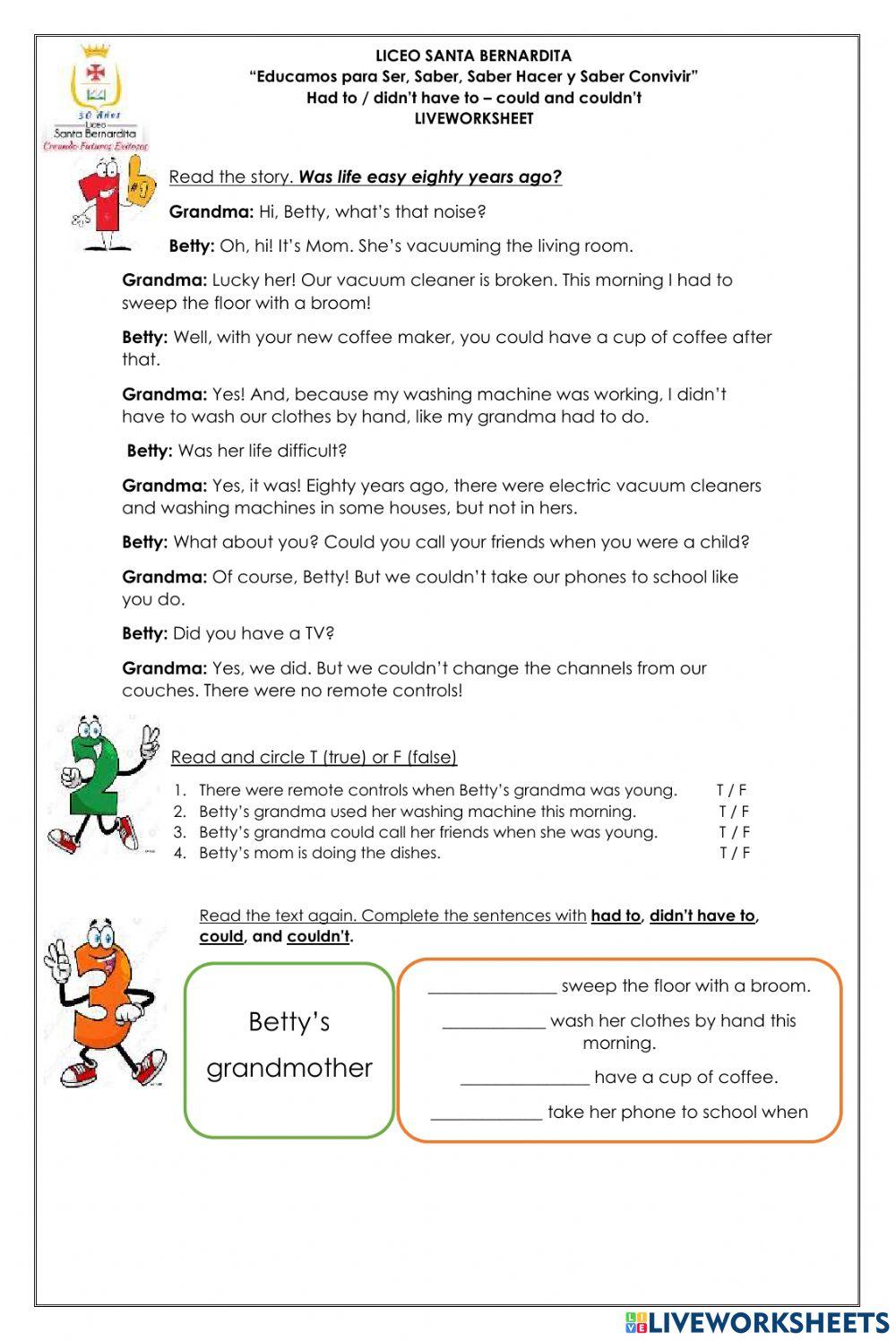 English class online pdf activity | Live Worksheets