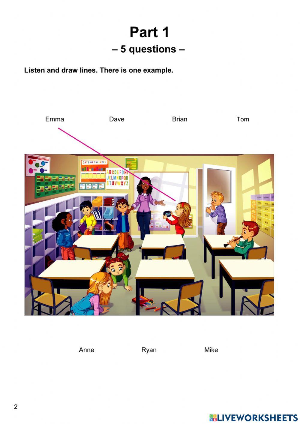 Hang out-Final Test 3-Listening online exercise for | Live Worksheets