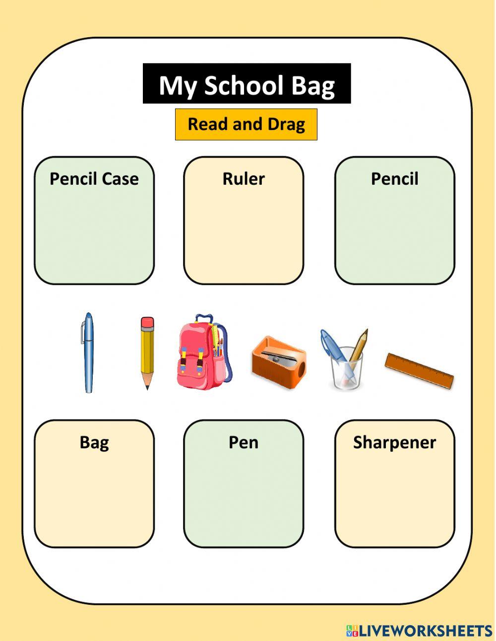 bag online exercise for | Live Worksheets