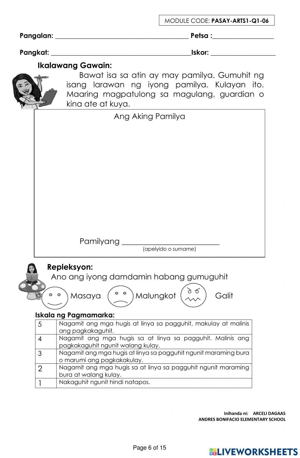 BATO BATO PICK … | Free Interactive Worksheets | 2753501