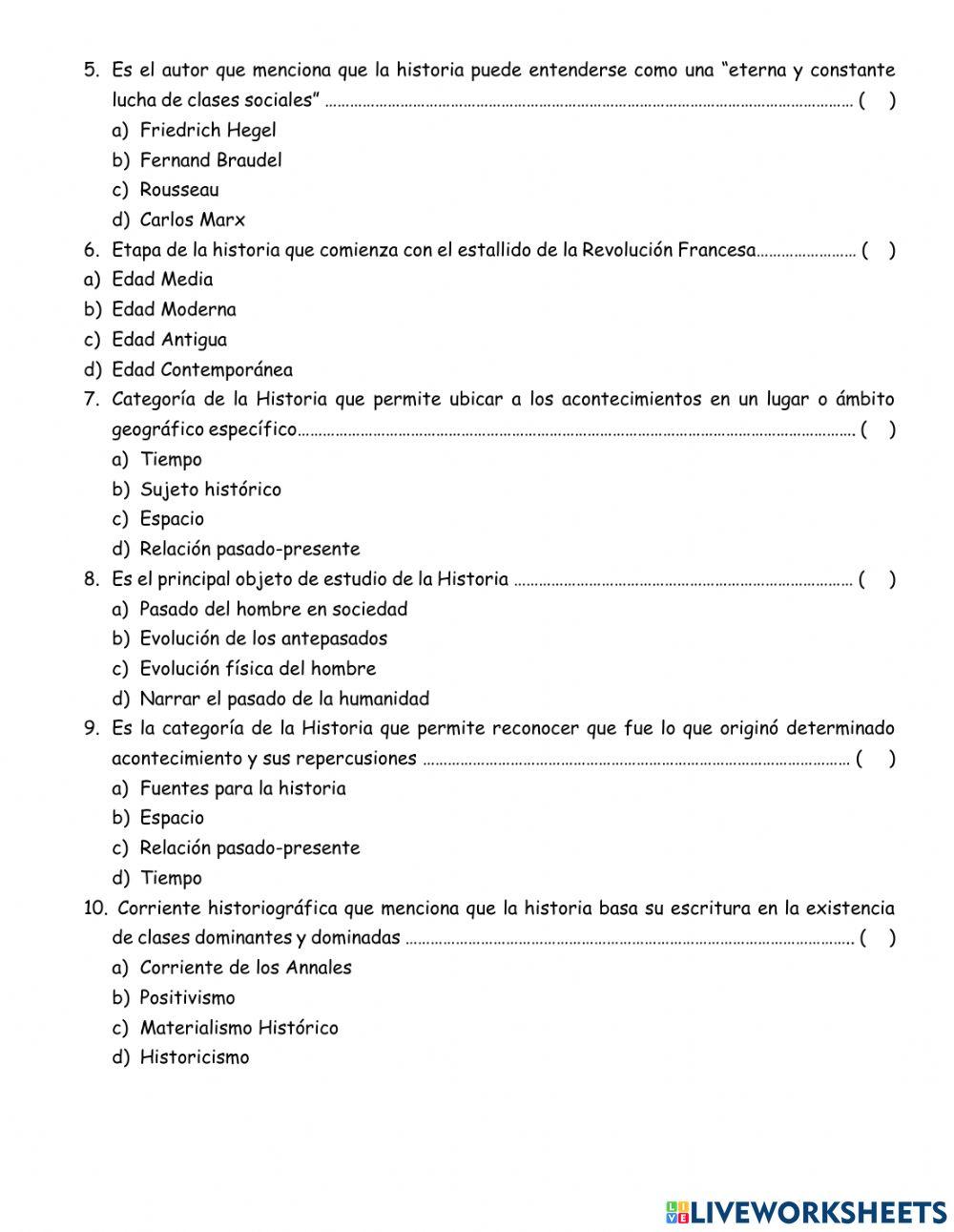 Módulo 1 | Free Interactive Worksheets | 1898949