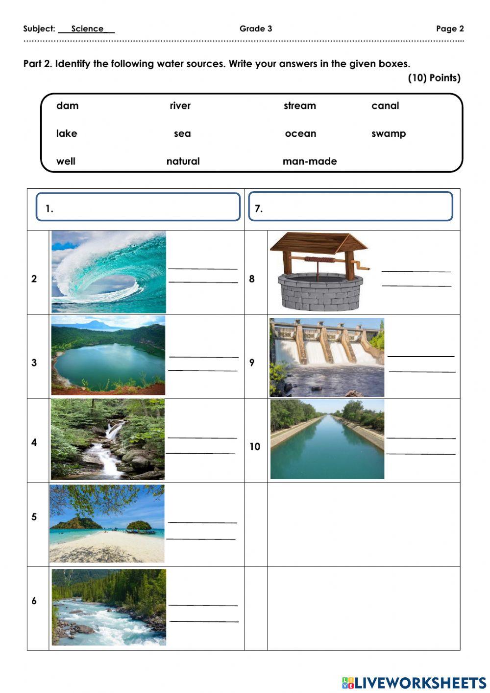 G3 SCIENCE FINAL TEST-TERM 2 3555456 | JMDC21 | Live