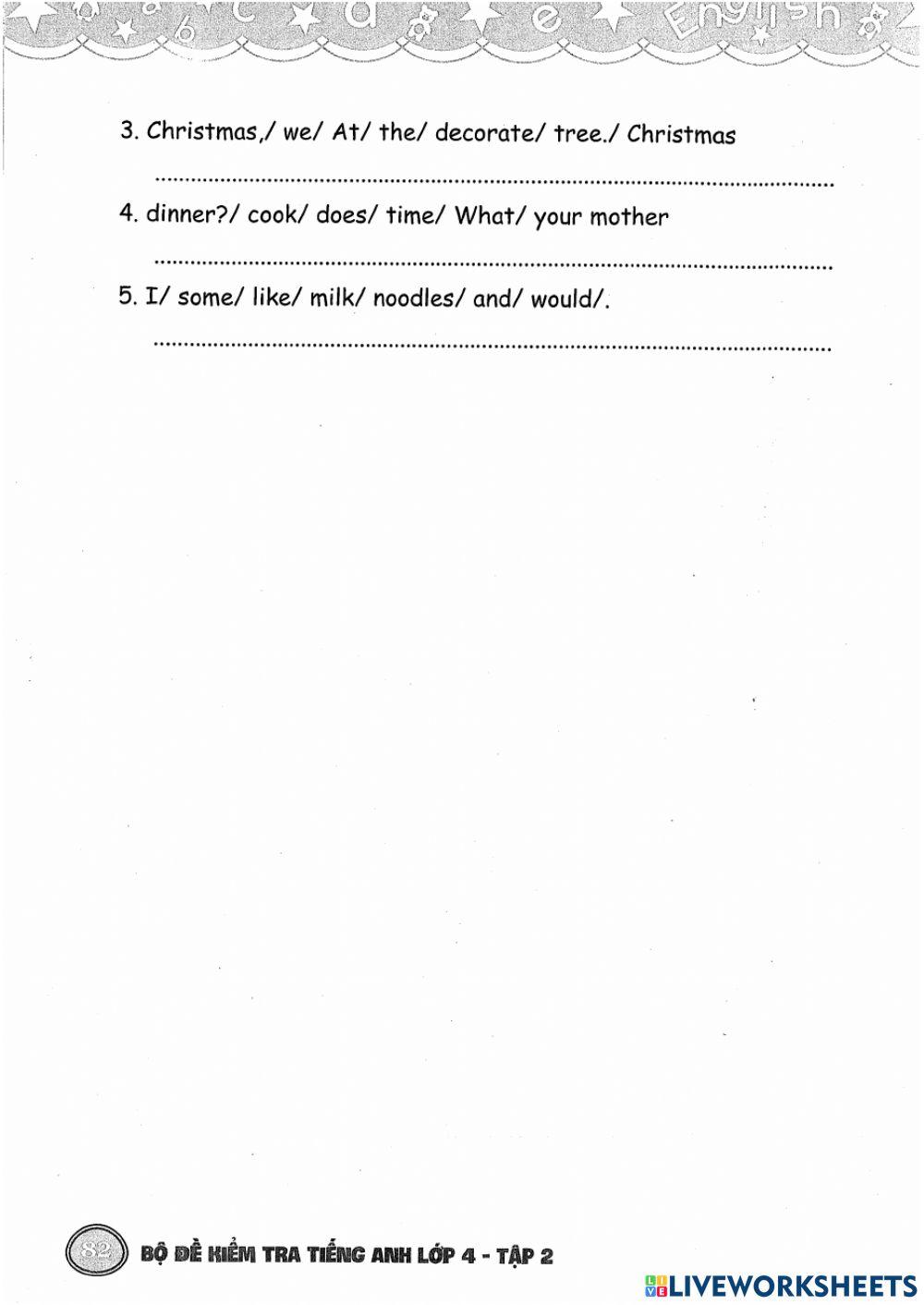 Teacher Jennifer Ta4 Review 3 Test 4 Worksheet Live Worksheets