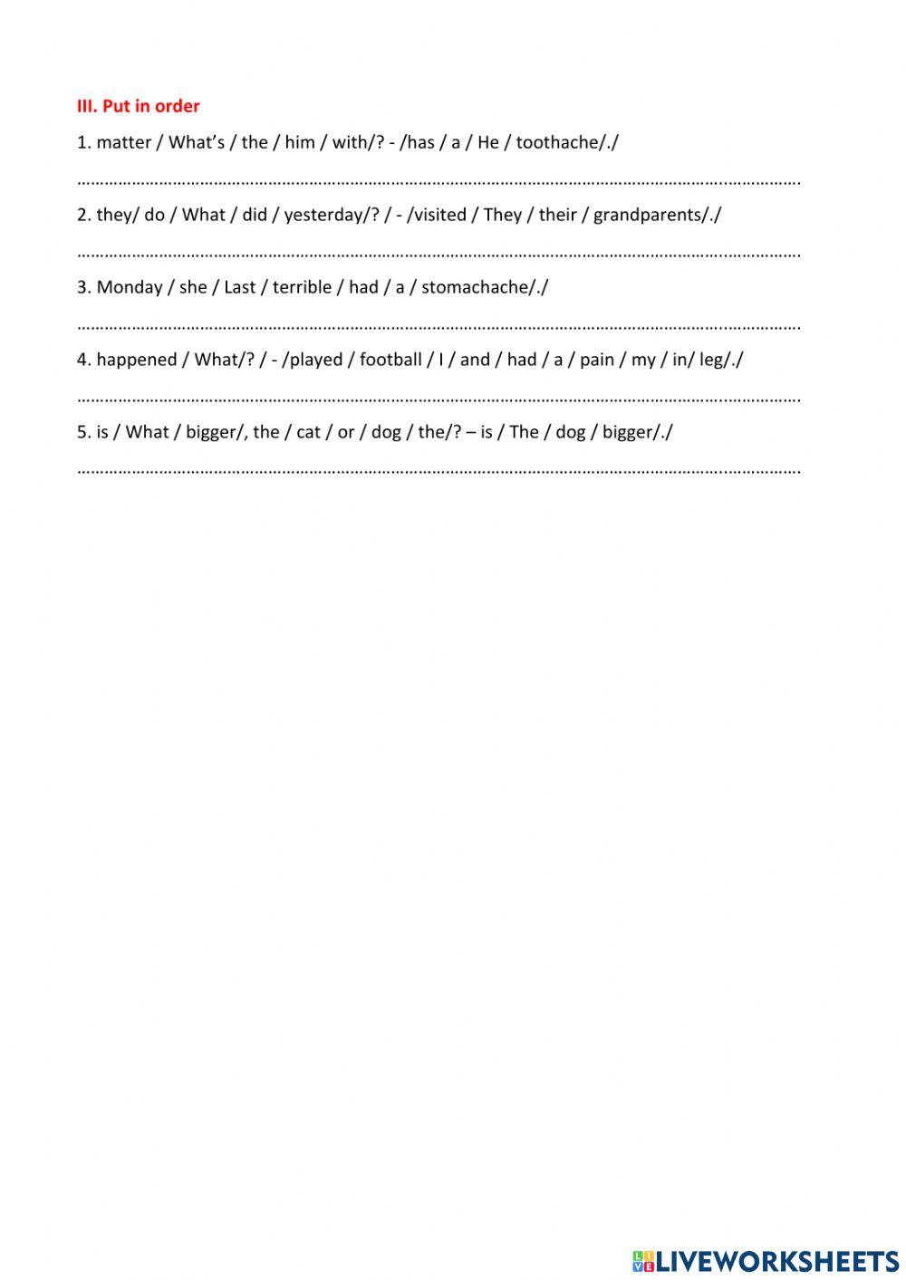 Grade 3- reading | Free Interactive Worksheets | 1899499