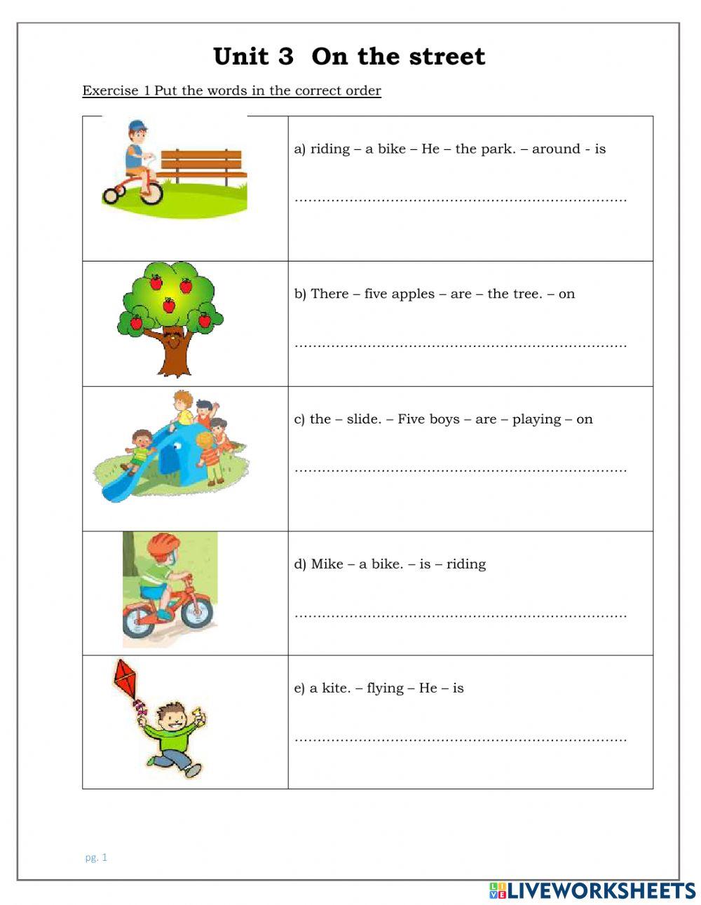 Ee2-u3 interactive worksheet | Live Worksheets