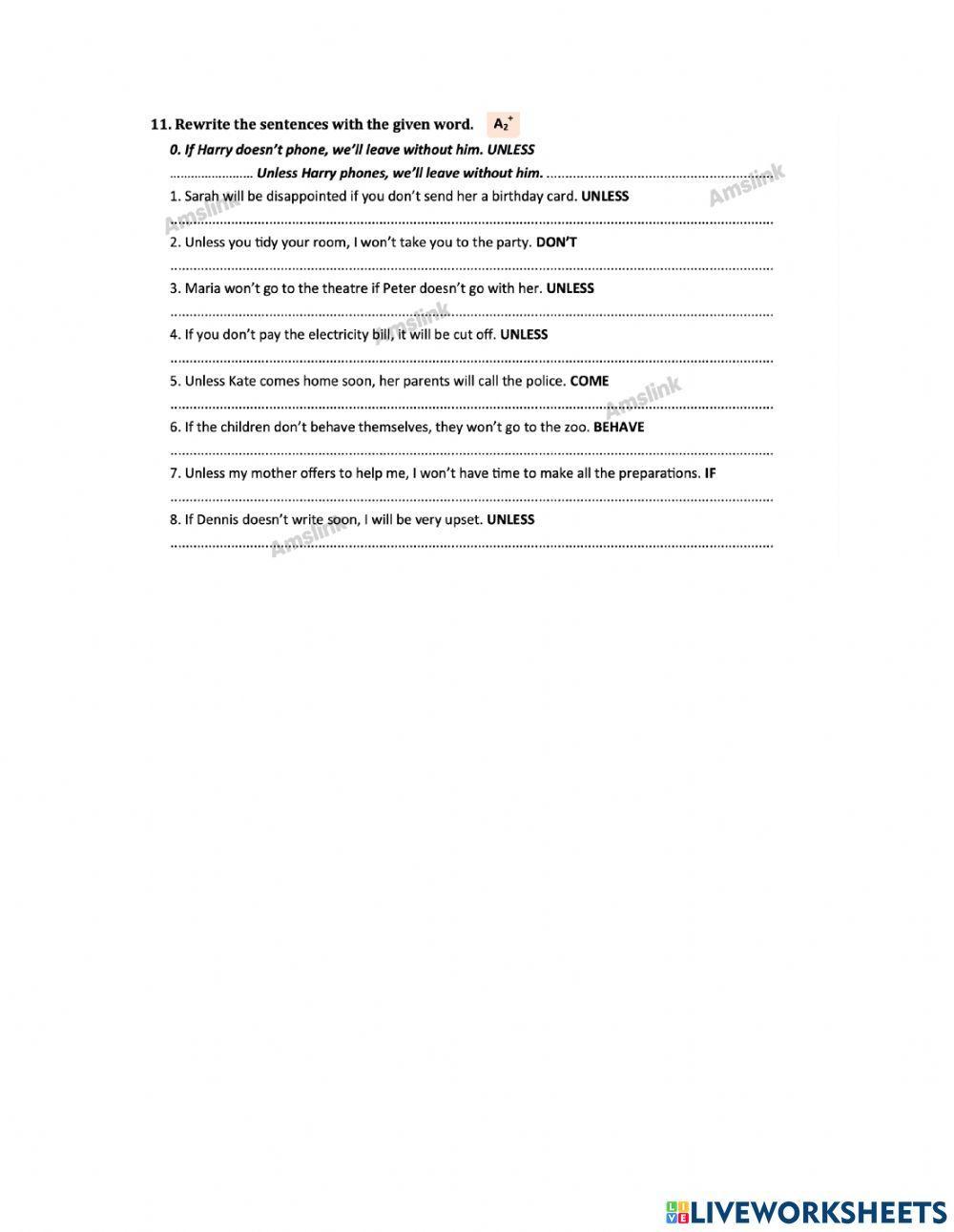 Zero and first conditional 1901453 | DungPhung123 | Live