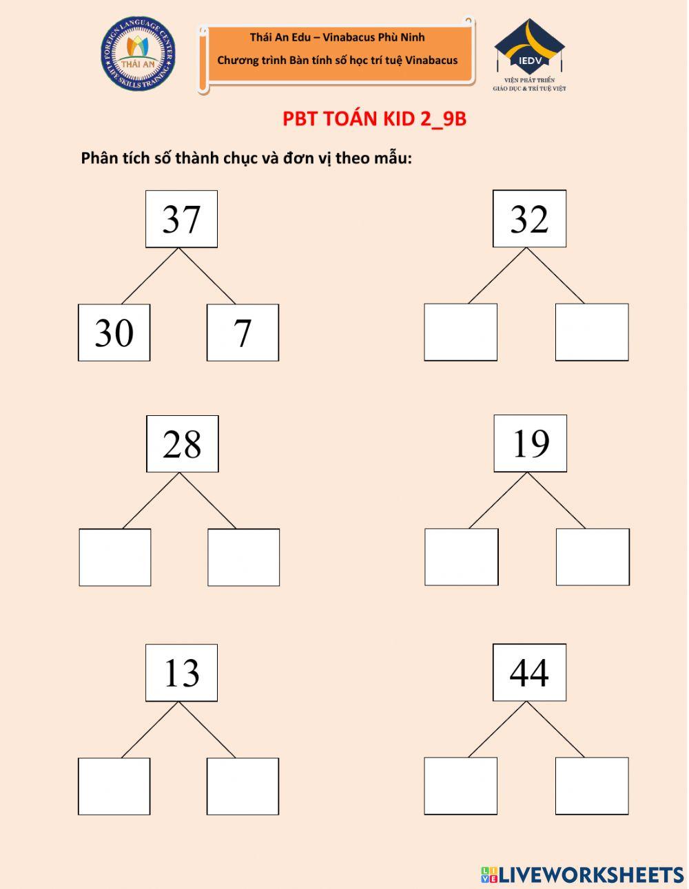 Kid 2-9B | Free Interactive Worksheets | 1901276