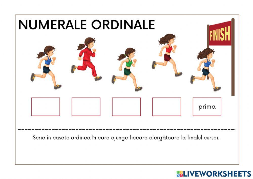 Numerale ordinale - right answer online exercise for | Live Worksheets
