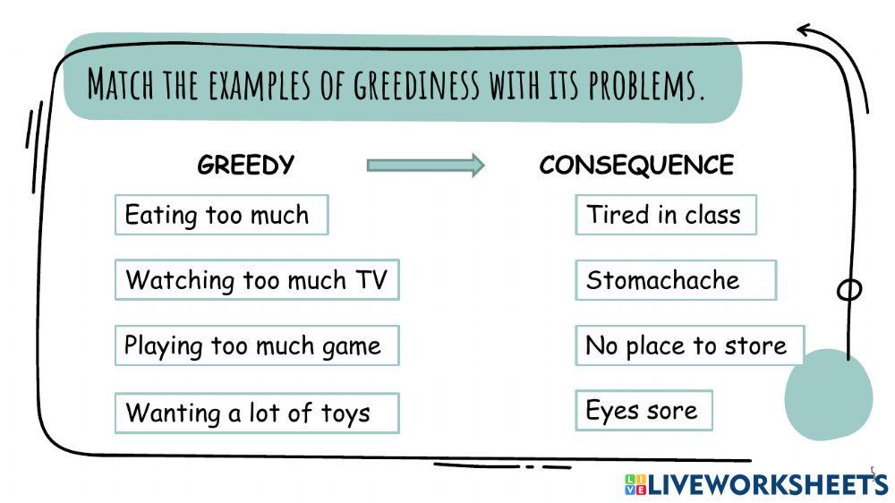 Greedy Boy online exercise for | Live Worksheets