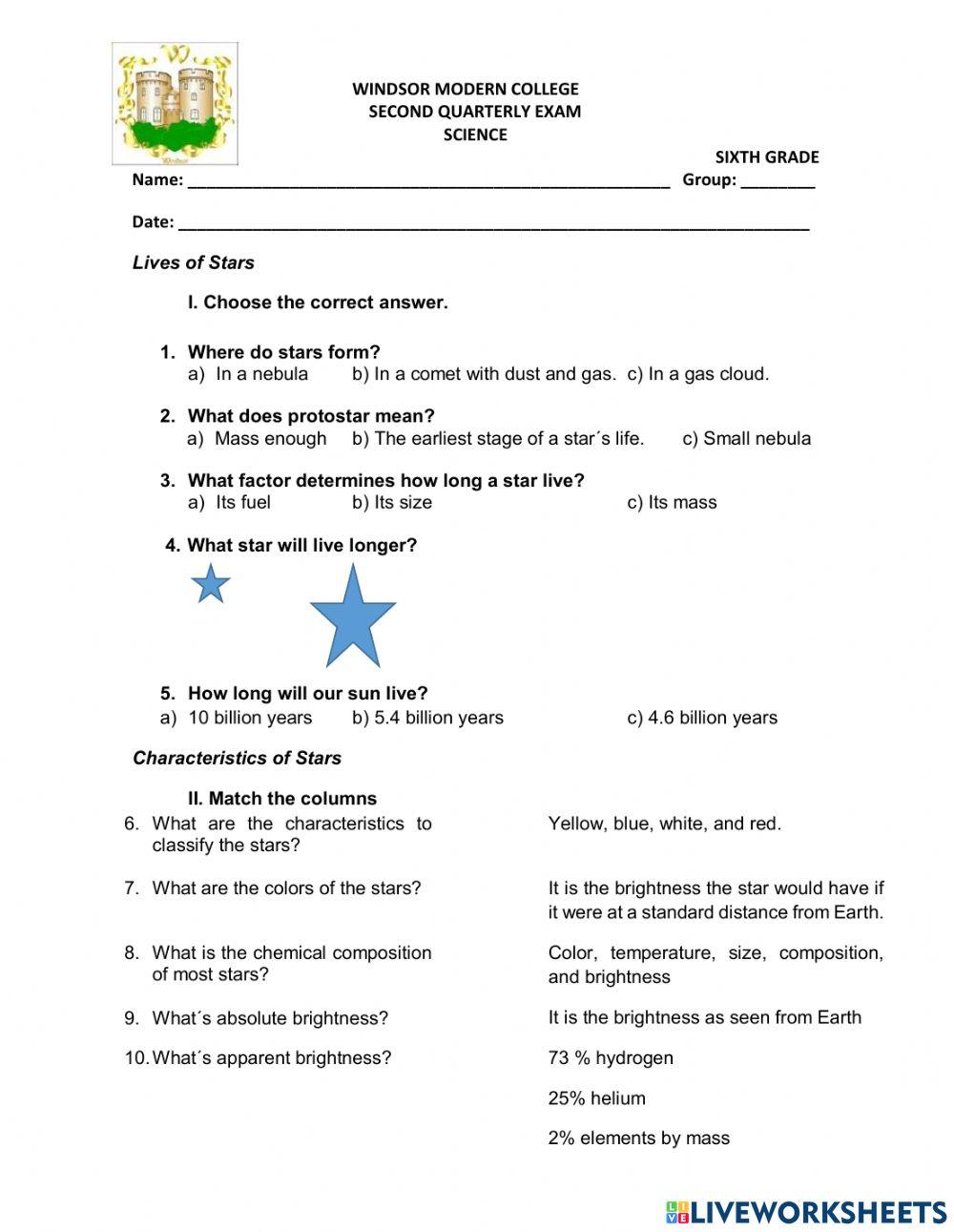 Science wave action worksheet | Live Worksheets