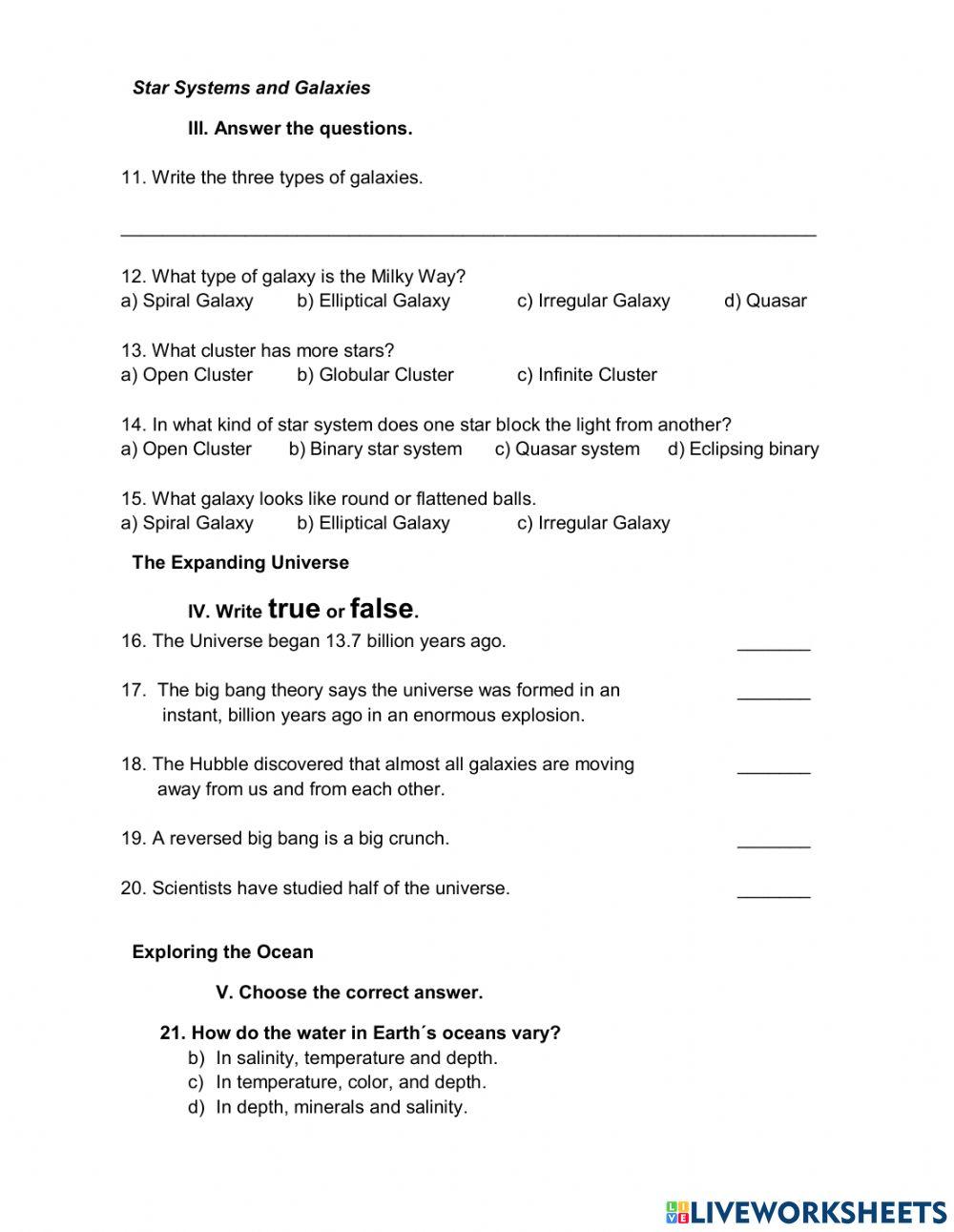 Science wave action worksheet | Live Worksheets