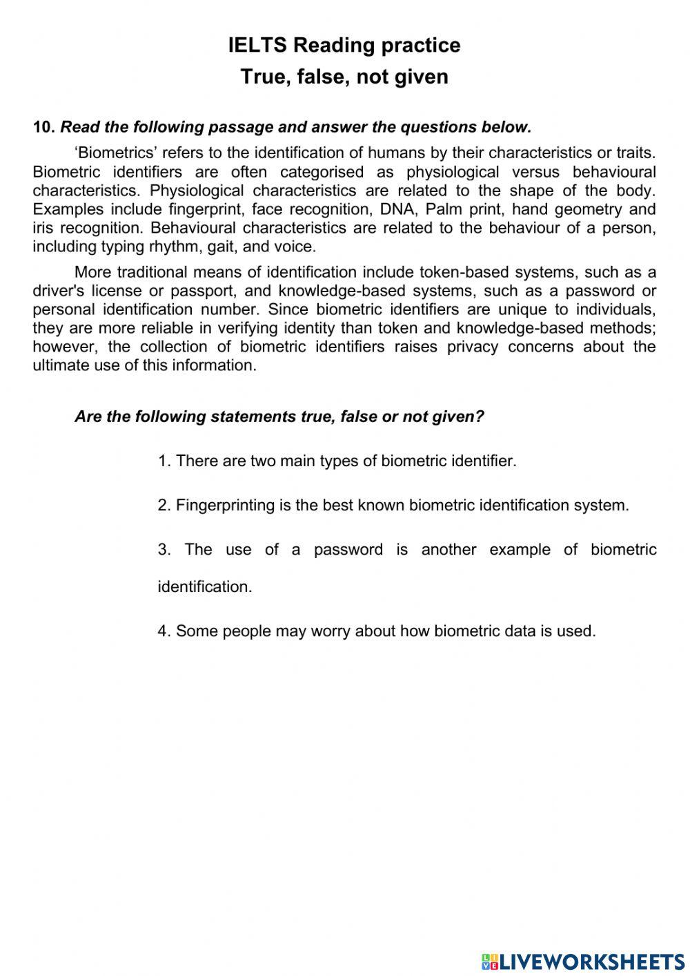 1903974 | True-False-Not Given 10 | Zon Vu