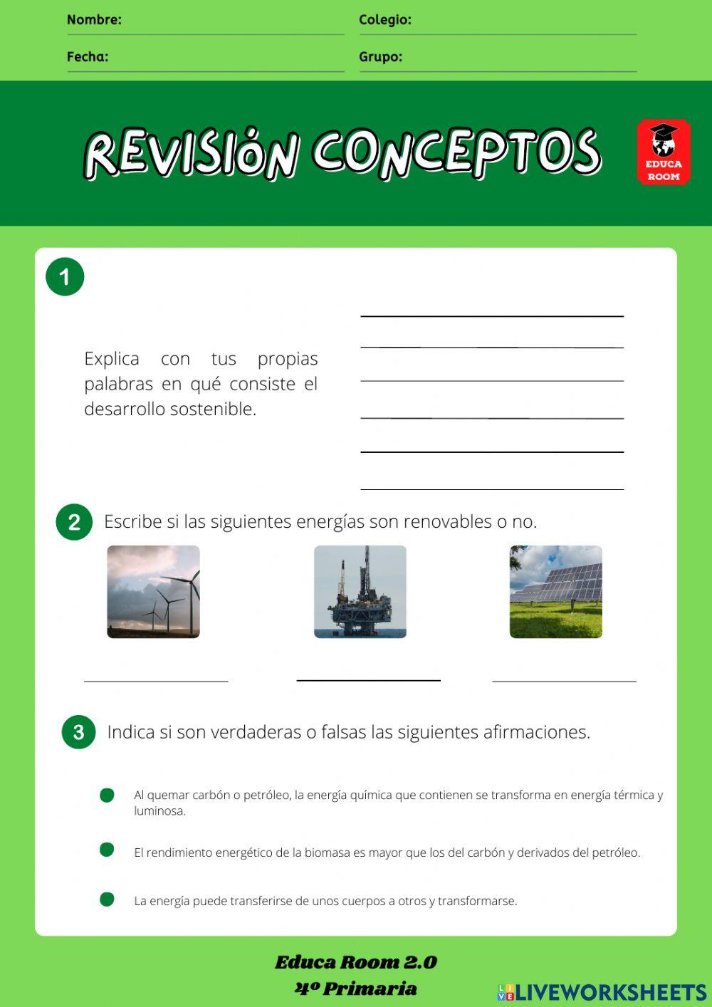 4º ud5 f5 natu worksheet | Live Worksheets