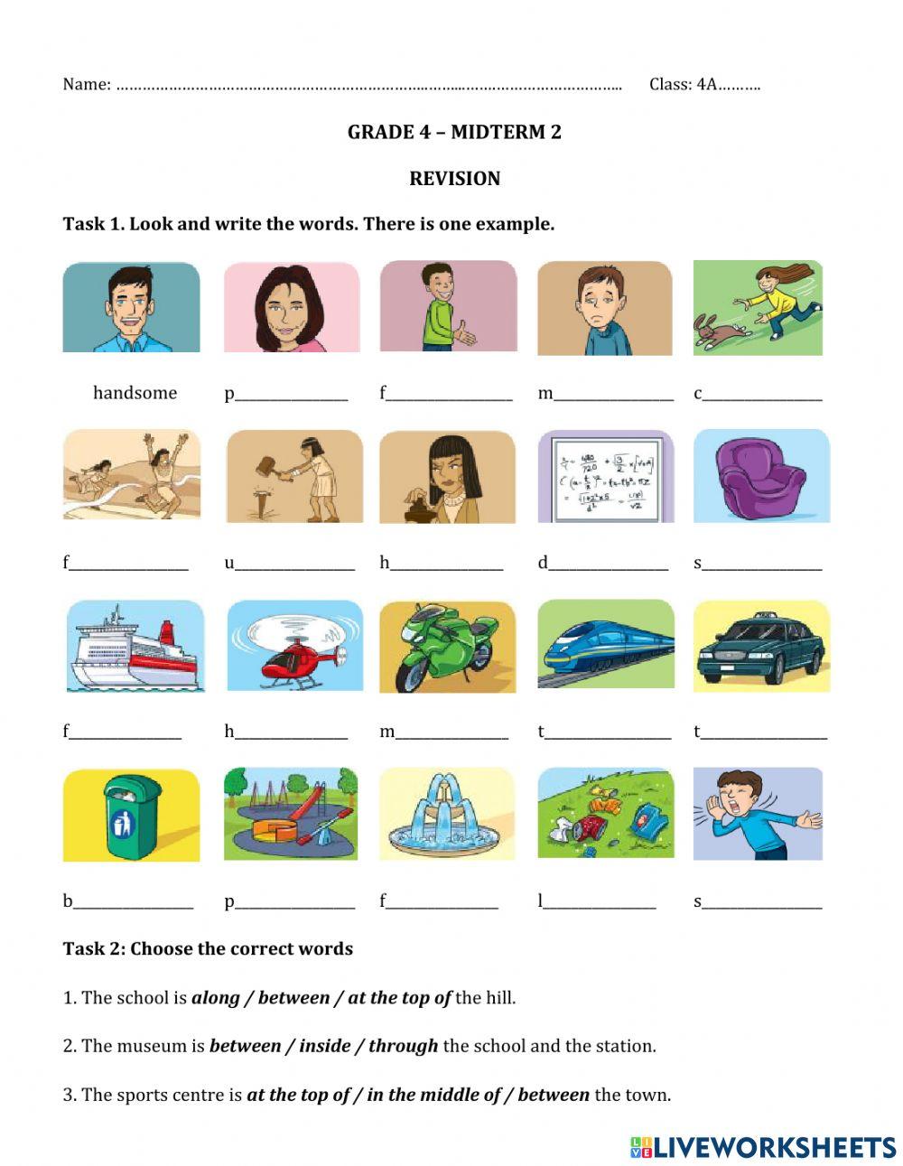 Revision for midterm 2 1905900 | Van Anh Nguyen | Live